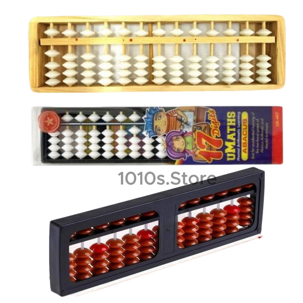 Arithmetic Abacus Counting Mathematic/Calculating Frame/Tray/Bead/Mesin ...