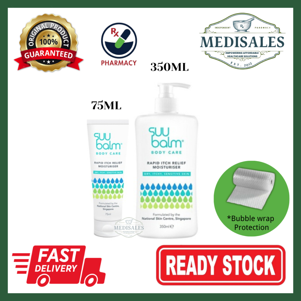 SUU BALM BODY CARE RAPID ITCH RELIEF MOISTURISER CREAM 75ML | 350ML (MOISTURIZER) | Shopee Malaysia