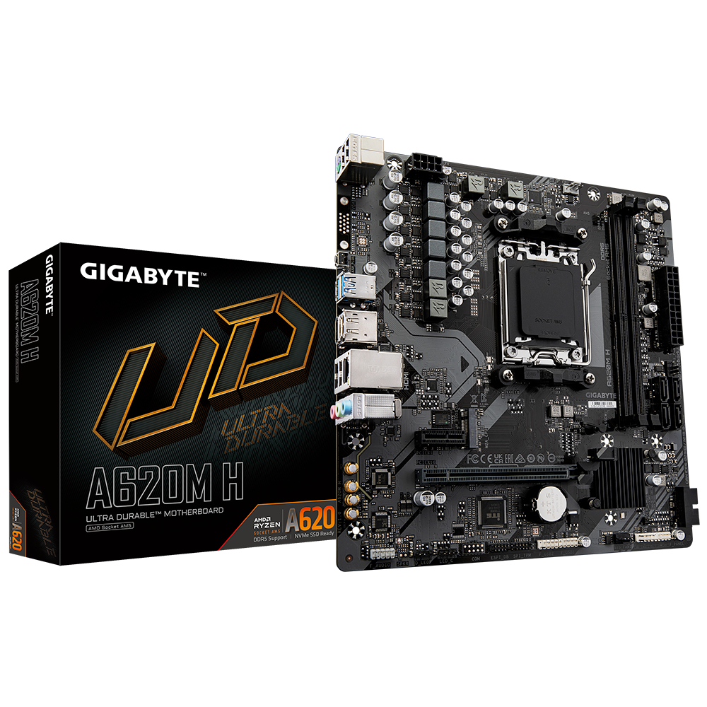 GIGABYTE A620M H D5 AM5 MOTHERBOARD COMBO DEAL RYZEN 5 7500F / 7600 / 7600X / RYZEN 7 7700 ...