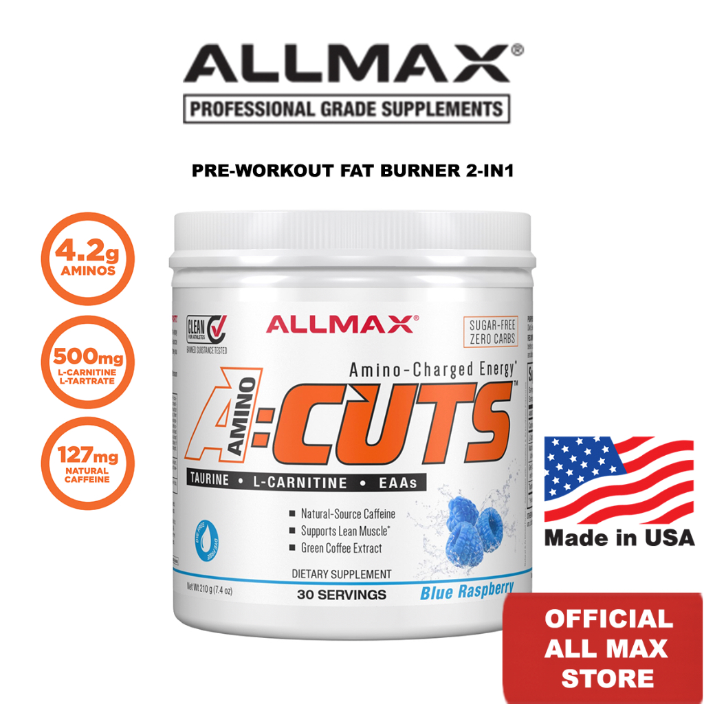 All Max Nutrition A Cuts Amino Cuts Pre-Workout/Fat Burner Pro Sukan ...
