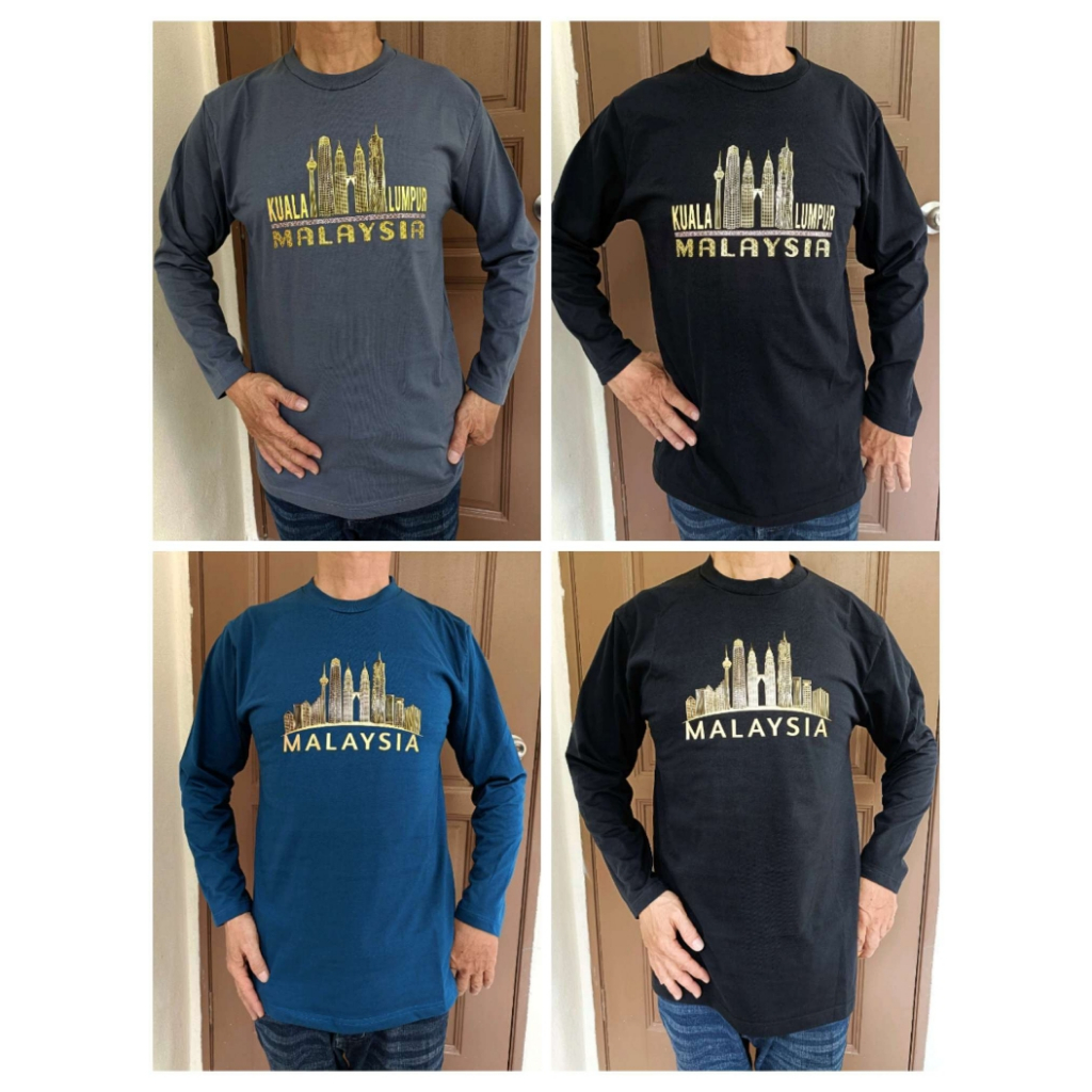 NEW ARRIVAL-LONG sleeve T shirt klcc malaysia baju lengan panjang klcc ...