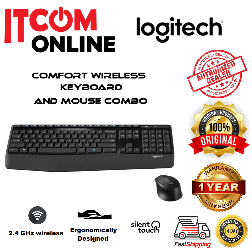 LOGITECH MK345 WIRELESS USB COMBO DESKTOP (920-006491) | Shopee Malaysia