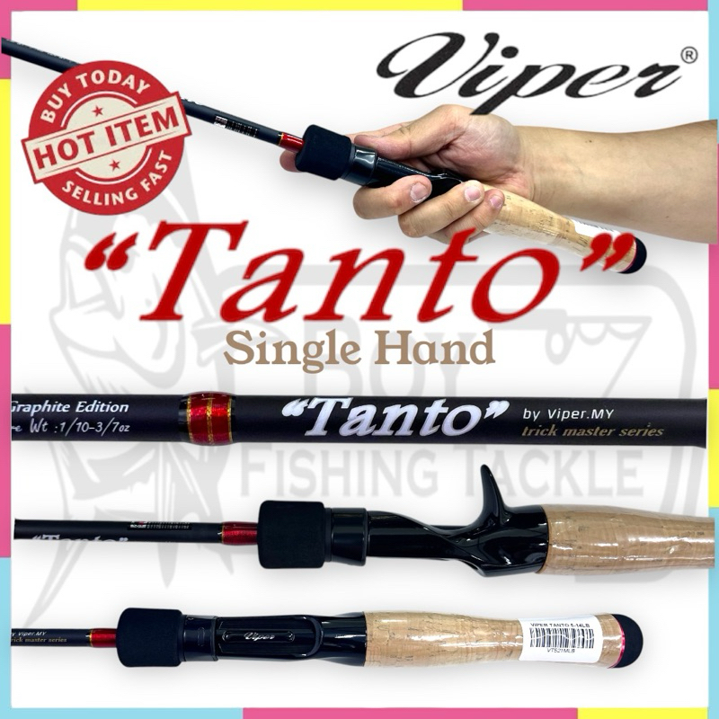 VIPER TANTO BC ROD BAITCASTING ROD FISHING ROD 1 piece rod LUNASTICK ...