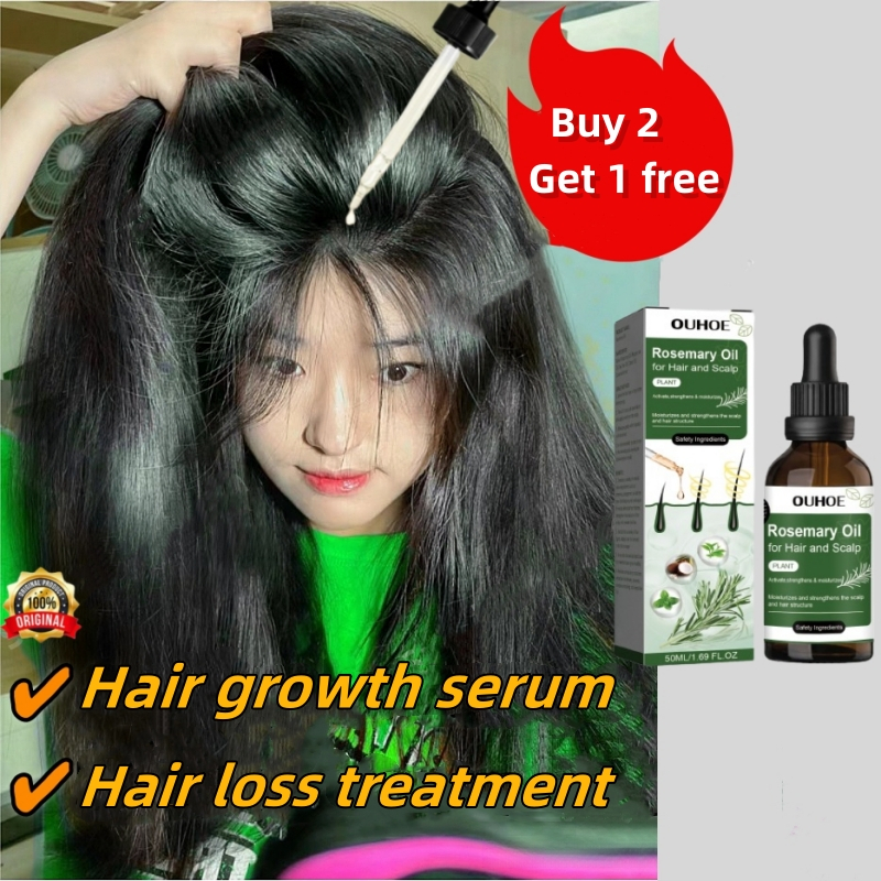 Minyak Lebatkan Rambut Hair growth serum Hair loss treatment serum ...