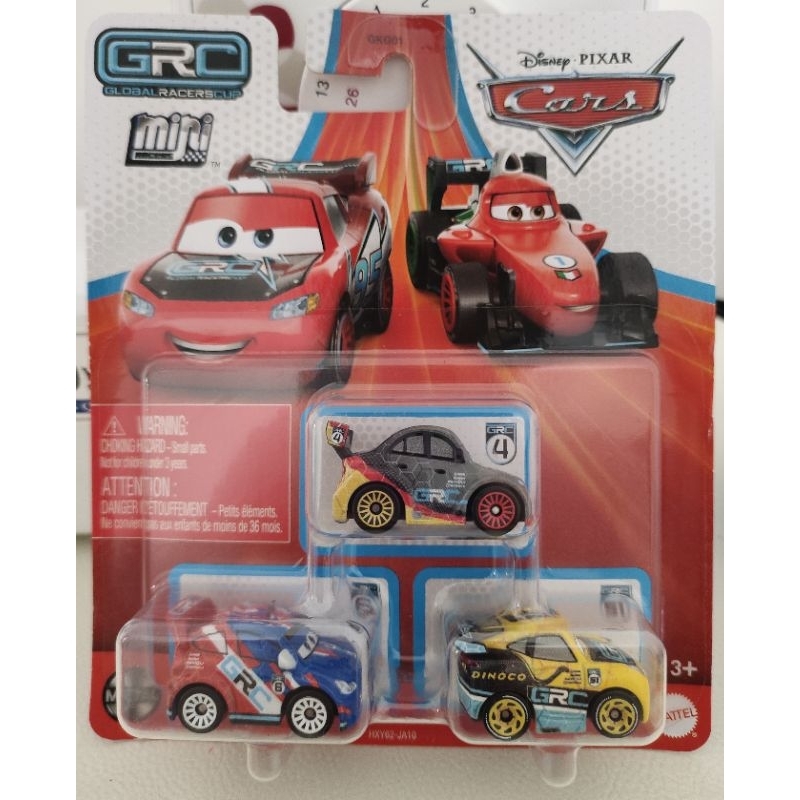 Disney Pixar Cars Mini Racers 2024 3 Pack GRC Global Racers Cup Cruz ...