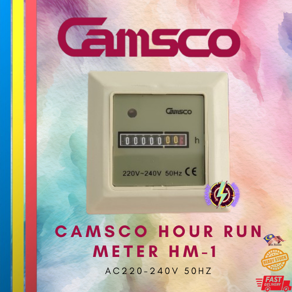 Camsco HM-1 Hour Run Meter , AC 220~240V 50HZ (Ready Stock) | Shopee Malaysia