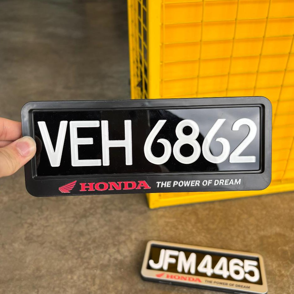 ST62 EURO Nombor Plate Motor Depan Dada Frame Pajang Depan Dada No ...