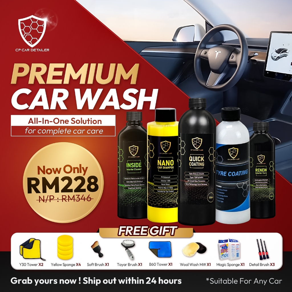 【CAR Detailer】Premium Car Wash Package -Car Shampoo Quick Coating ...