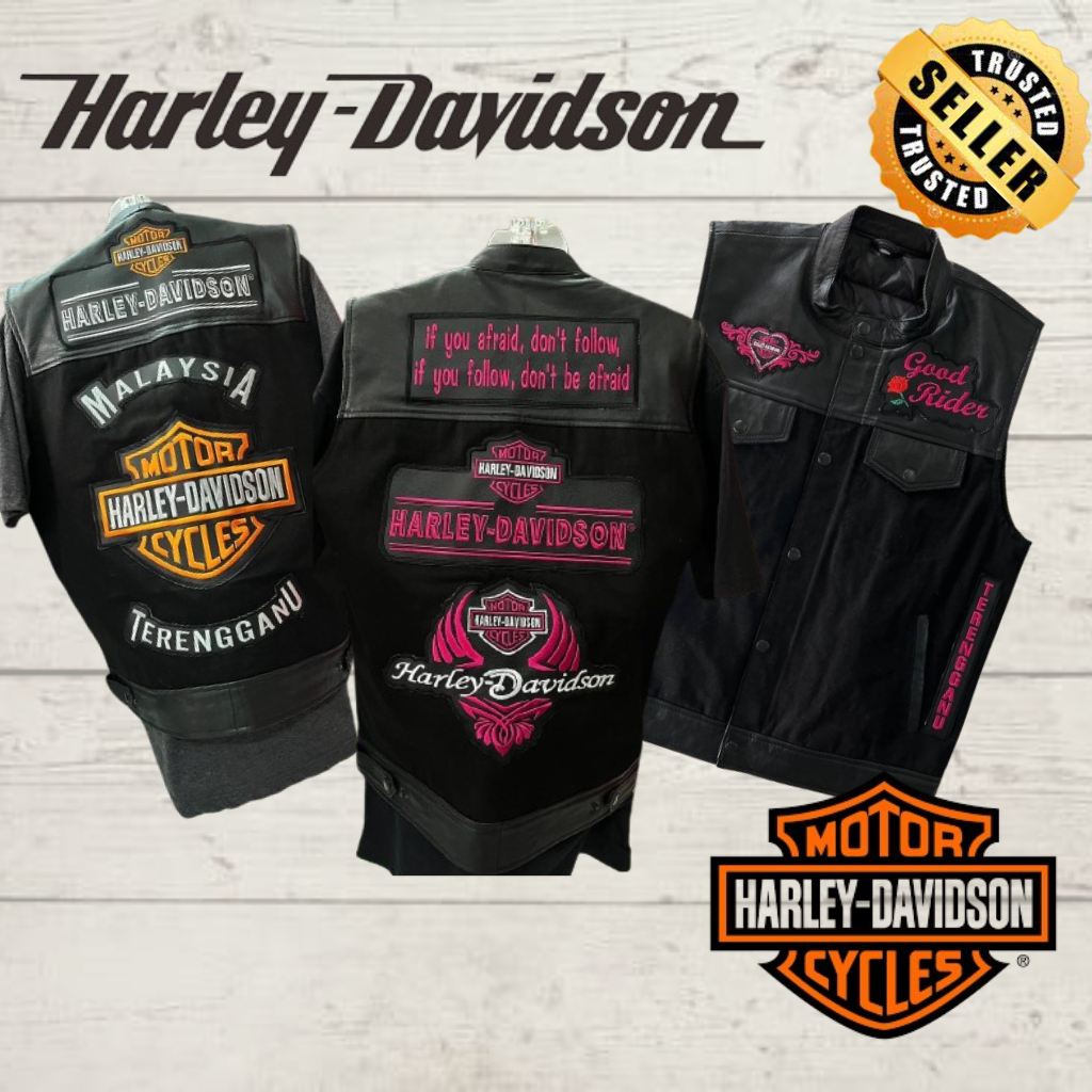 HARLEY DAVIDSON | embroidery| sulam logo | patch sulam custom | logo ...
