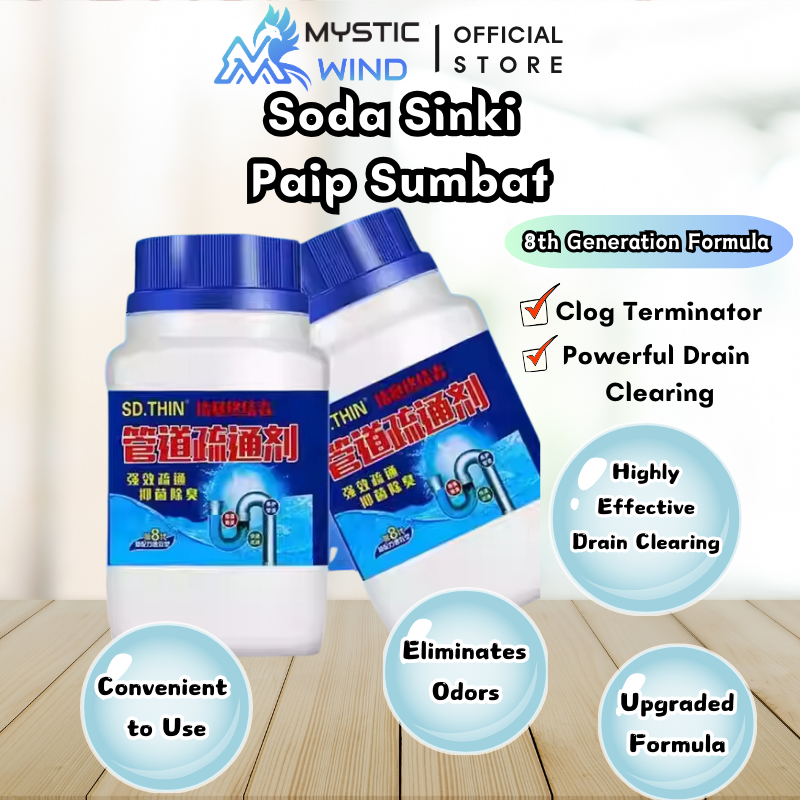 New Generation Clog Powder- Clog Free For Pipe/Sink Sumbat Clogged ...