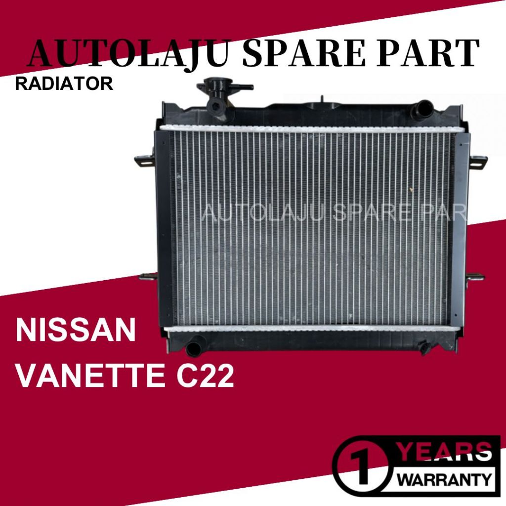 NISSAN VANETTE C22 VAN RADIATOR PA40/40MM HIGH QUALITY 1 YEAR WARRANTY ...