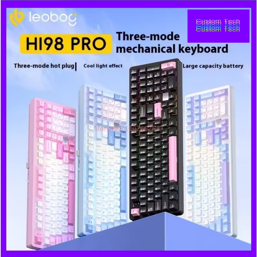 LEOBOG HI98 PRO FULL ALLOY KEYBOARD MECHANICAL | Shopee Malaysia