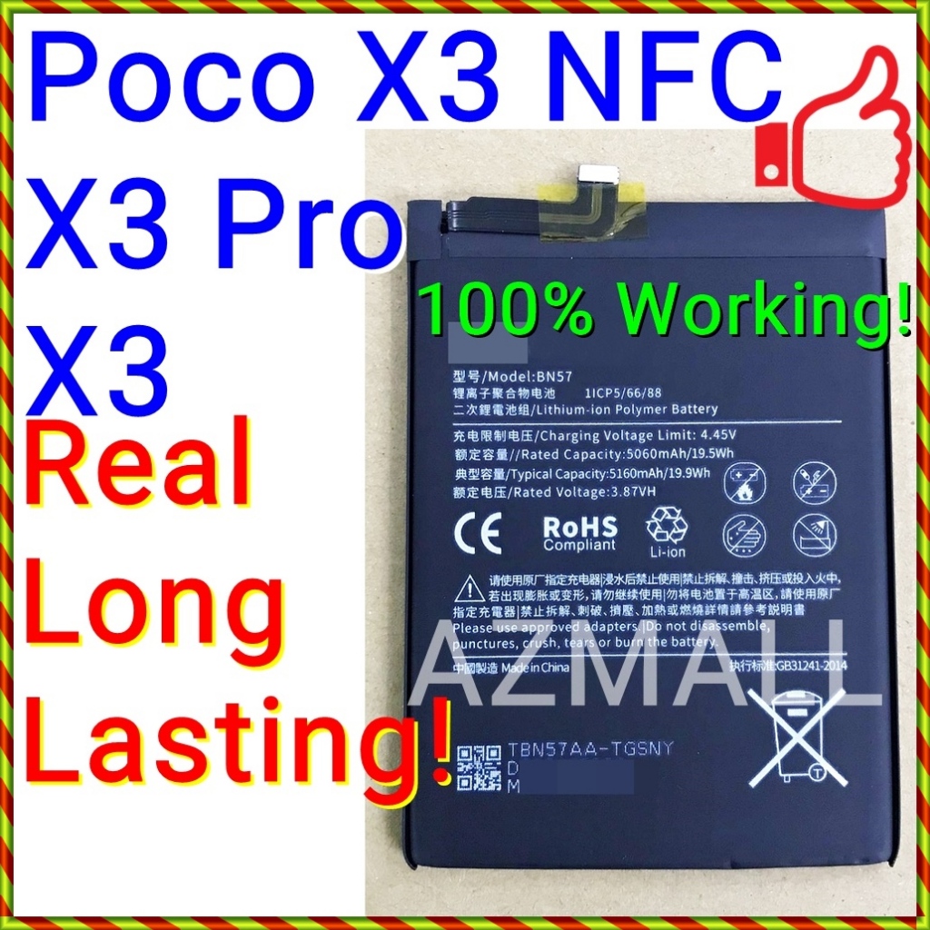(5160mAh) NEW ORI Long Lasting Stable Battery BN57 / BN61 for XIAOMl ...