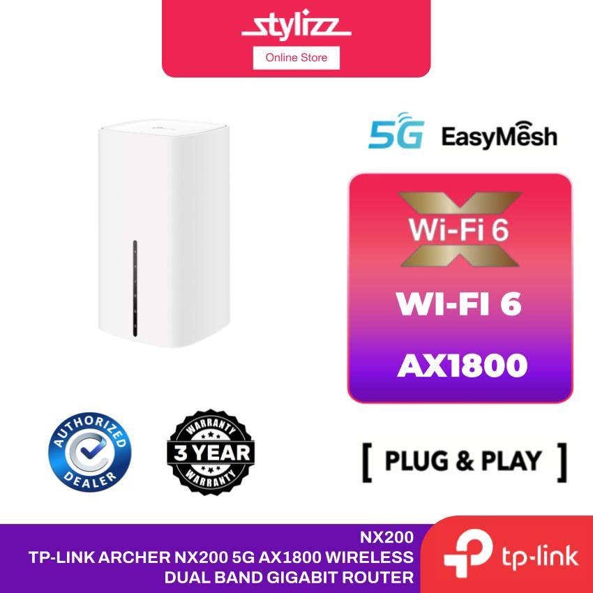 TP-LINK ARCHER NX200 5G LTE AX1800 WIRELESS DUAL BAND GIGABIT ROUTER ...