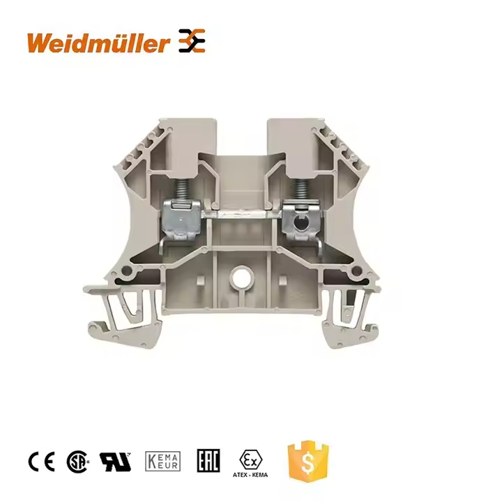 Weidmuller WDU Series Feed-through Terminal Block Screw Connection and ...