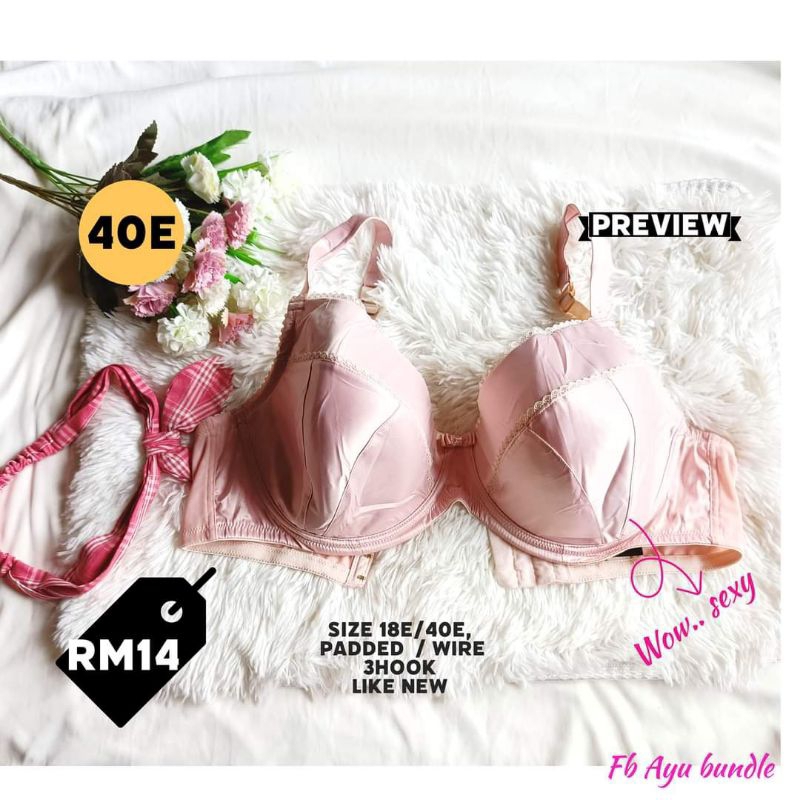 🔥bra size 40d, 40dd ,40e tiptop (no refunds) | Shopee Malaysia