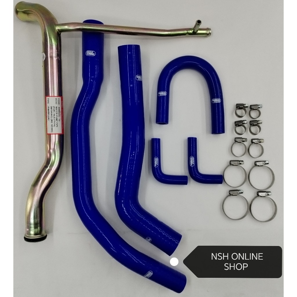 Radiator Hose Set Samco Silicone with Hose Clip & Water Pump Pipe for ...