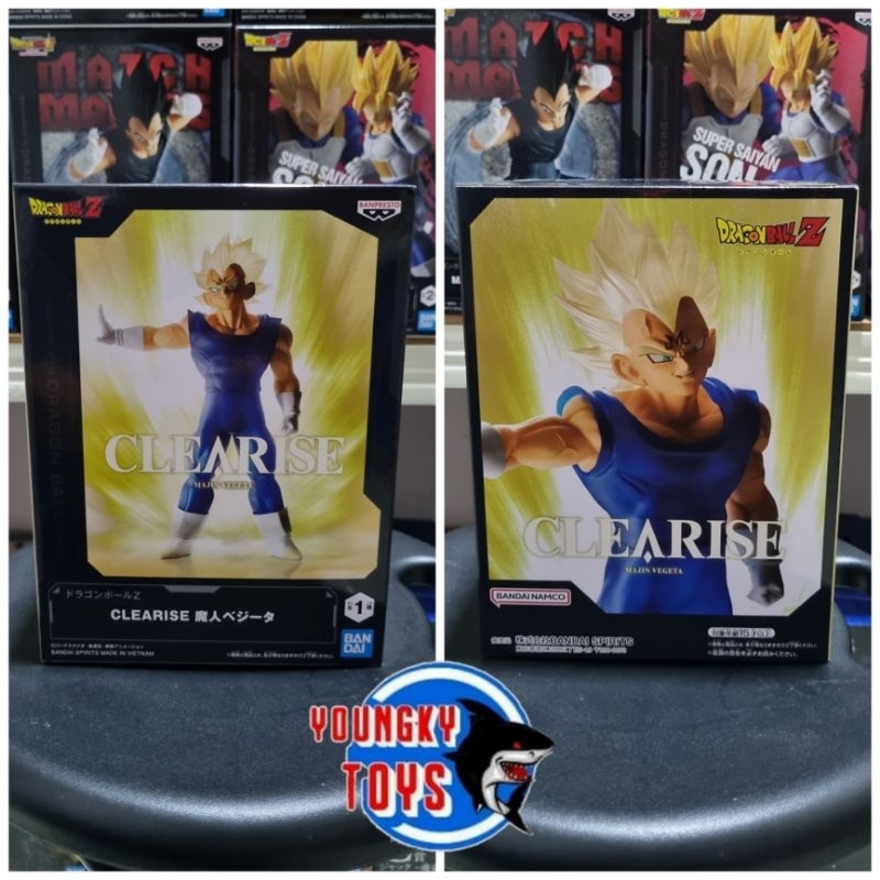 Dragon Ball Z Clearise Figure, Majin Vegetta, Bandai (Ori), Mint in ...