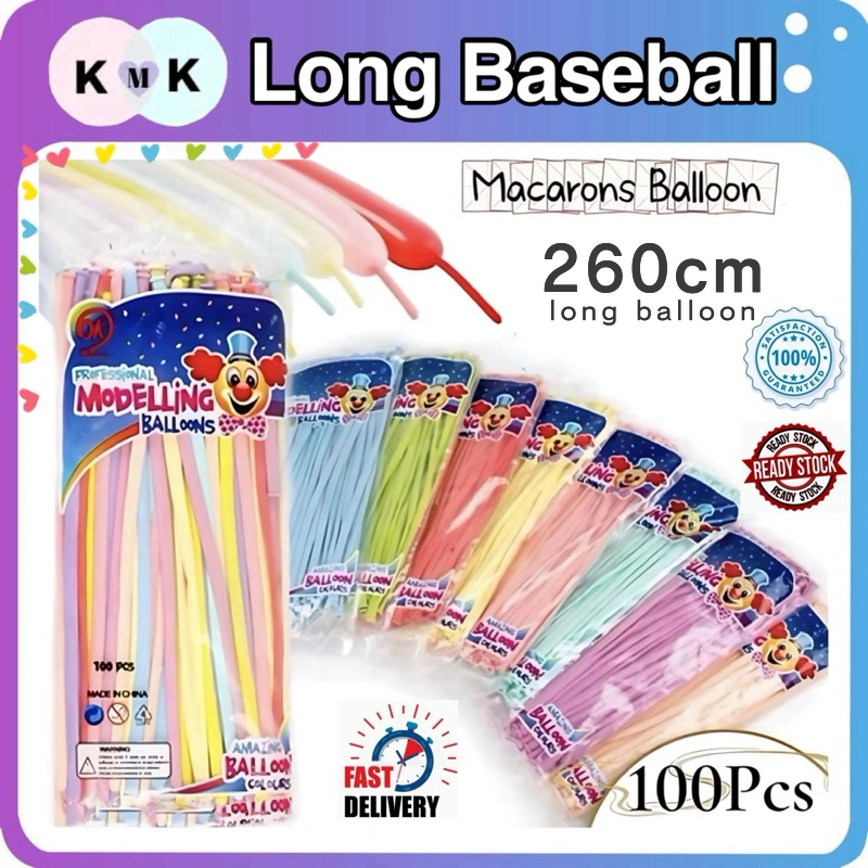 100Pcs High Quality Long Balloon Twist Magic Belon Panjang Decoration ...