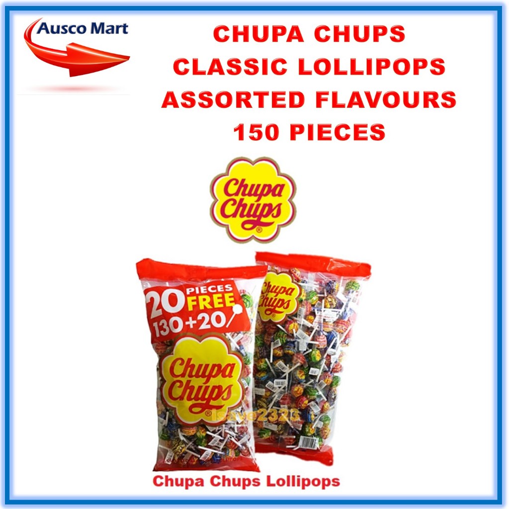CHUPA CHUPS CLASSIC LOLLIPOP 150 PIECES (1 BAG) | Shopee Malaysia