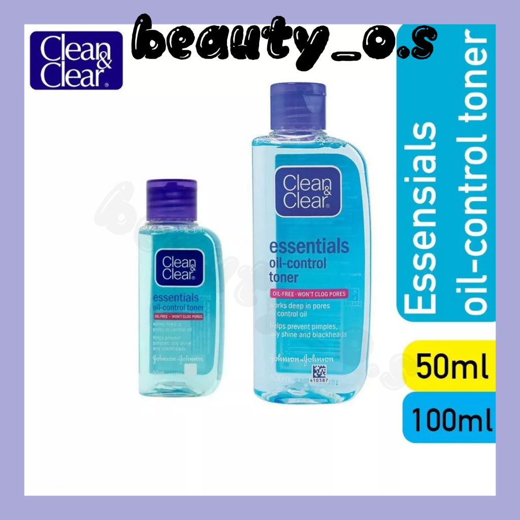 CLEAN & CLEAR ESSENTIALS TONER (50ml/ 100ml) | Shopee Malaysia