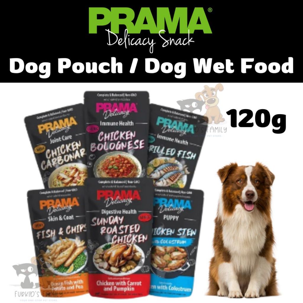 Prama Delicacy Complete & Balanced Wet Food Pouch For Dogs (120g ...