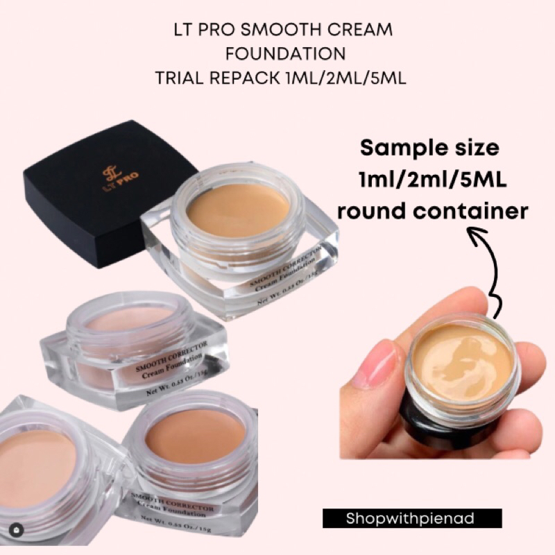 TRIAL REPACK LT PRO SMOOTH CREAM FOUNDATION | Shopee Malaysia