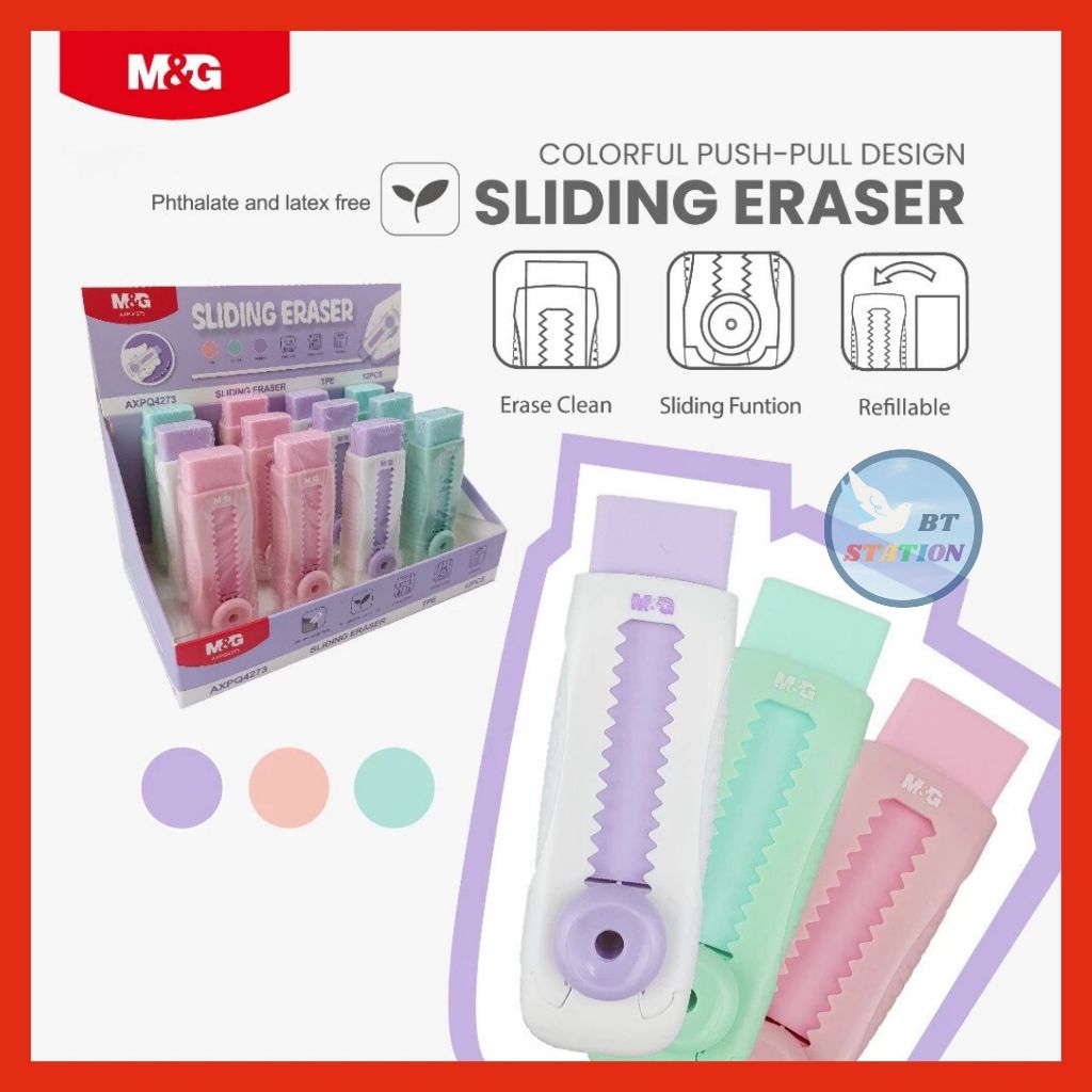 M&G Sliding Eraser Pen PVC-Free (1PC) | Shopee Malaysia