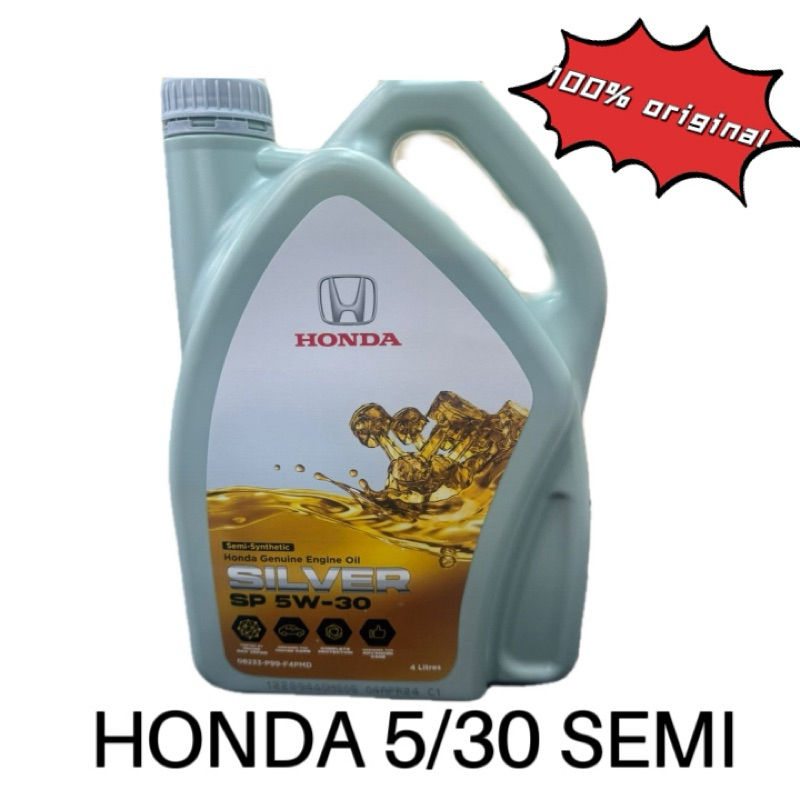 Original Honda SP 5W-30 Engine Oil Semi Synthetic | Shopee Malaysia