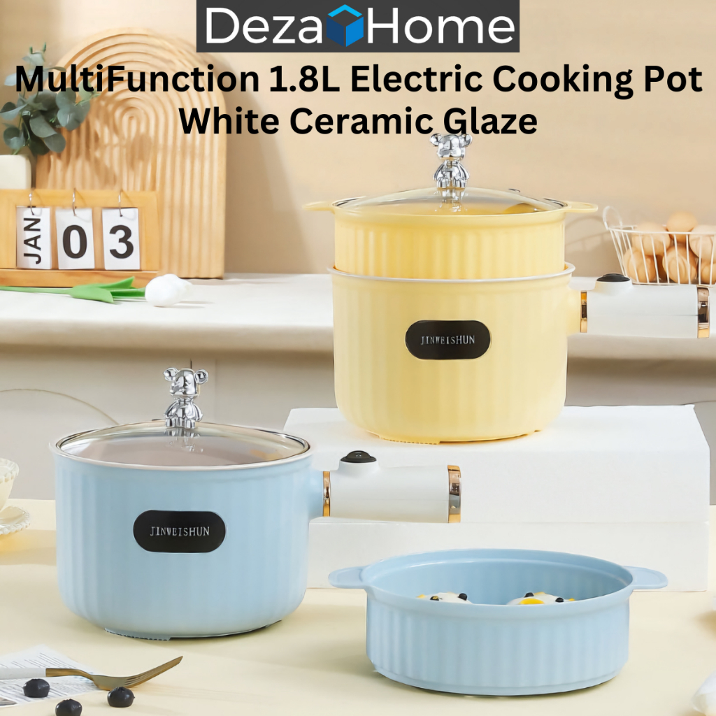 Multifunction 1.8L Ceramic Electric Cooking Pot Non Stick Rice Cooker ...