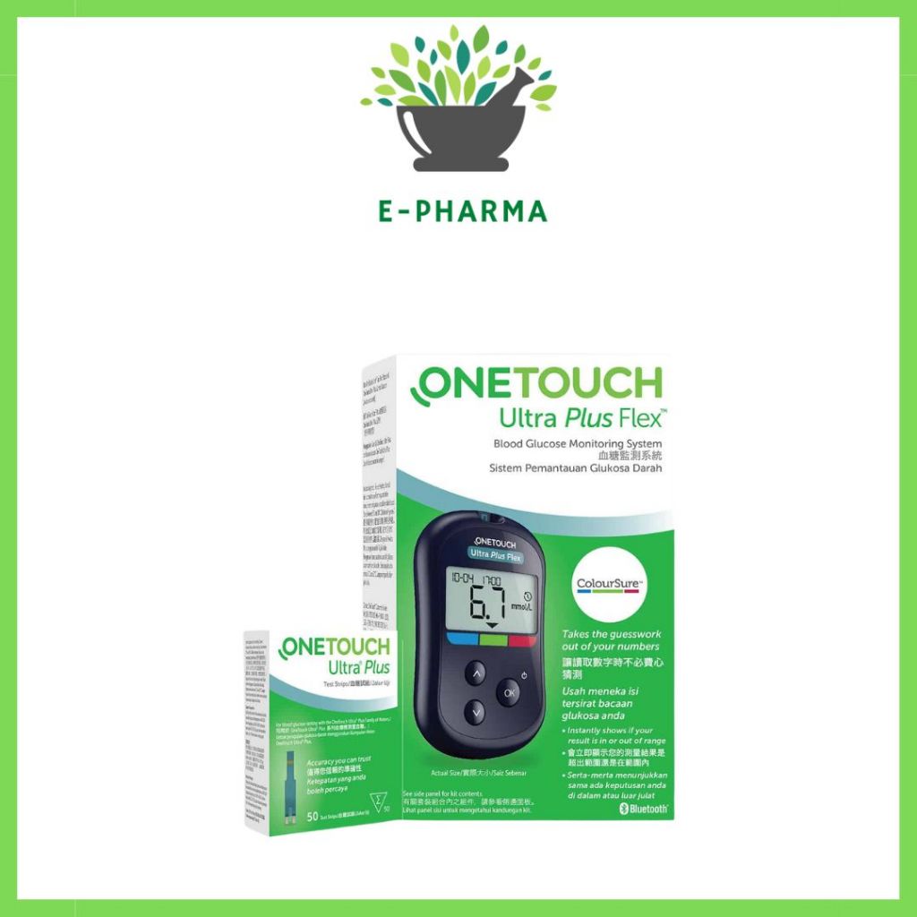 One Touch Ultra Plus Flex Starter Kit With 25strips - Blood Glucose ...