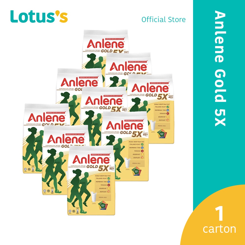 Anlene Gold 5X 950G x 9 packs (1 Carton) | Shopee Malaysia