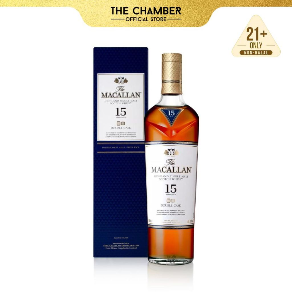 The Macallan Double Cask 15 Years Old Whisky (700ml) | Shopee Malaysia