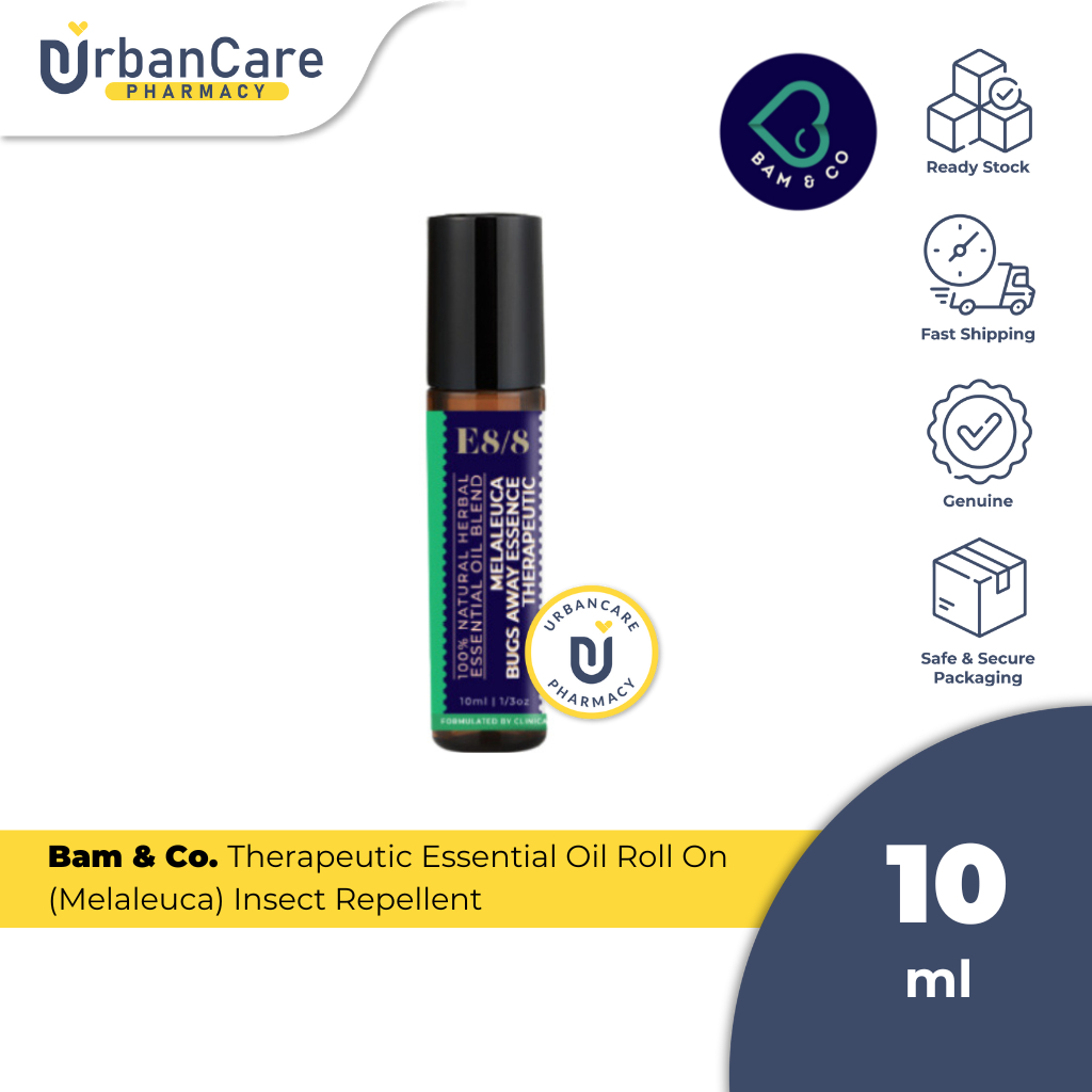 Bam & Co. Therapeutic Essential Oil Roll On (Melaleuca) Insect ...