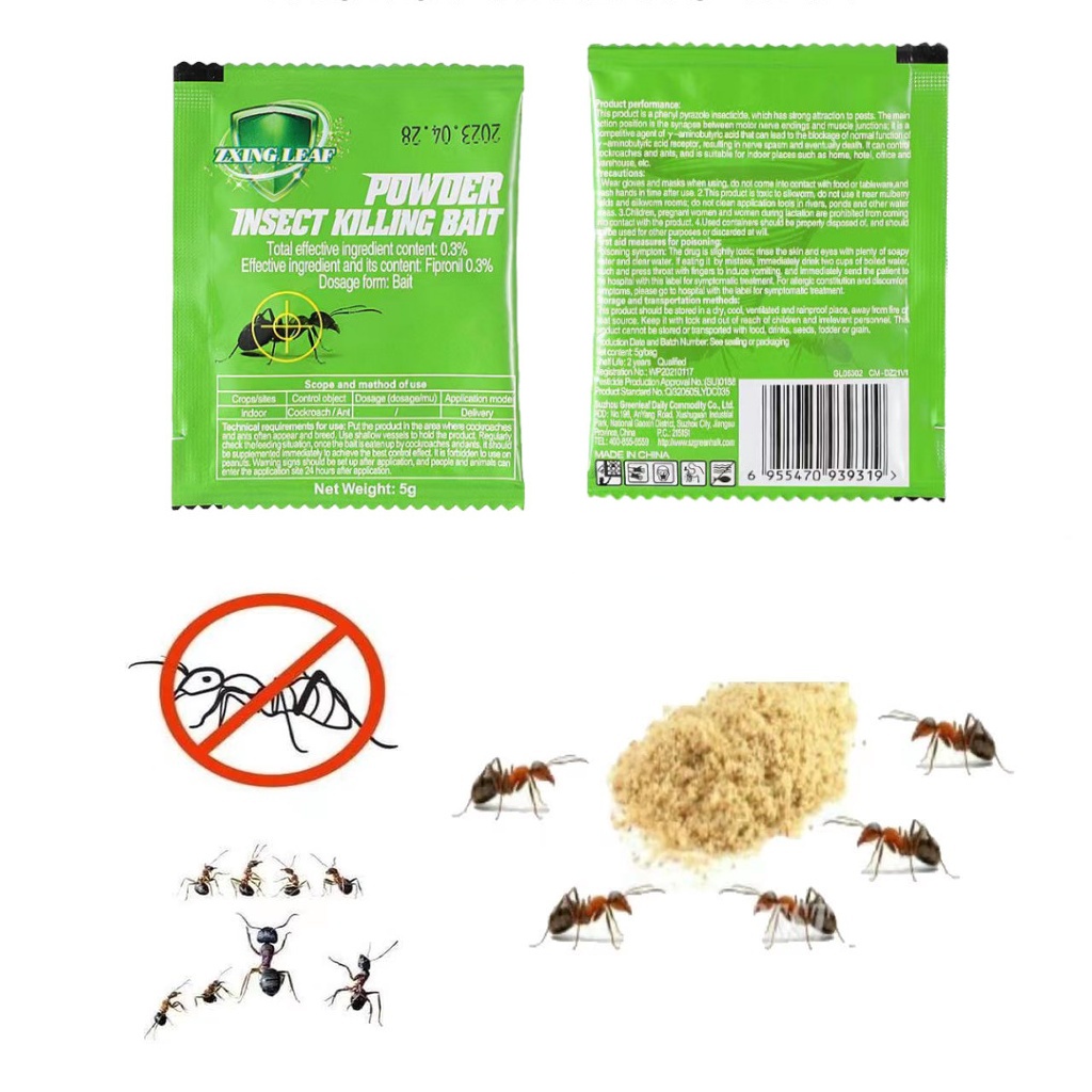 Ubat Semut Powder Ant Killer Ant Pest control Anti Ant Killing Bait Ant ...