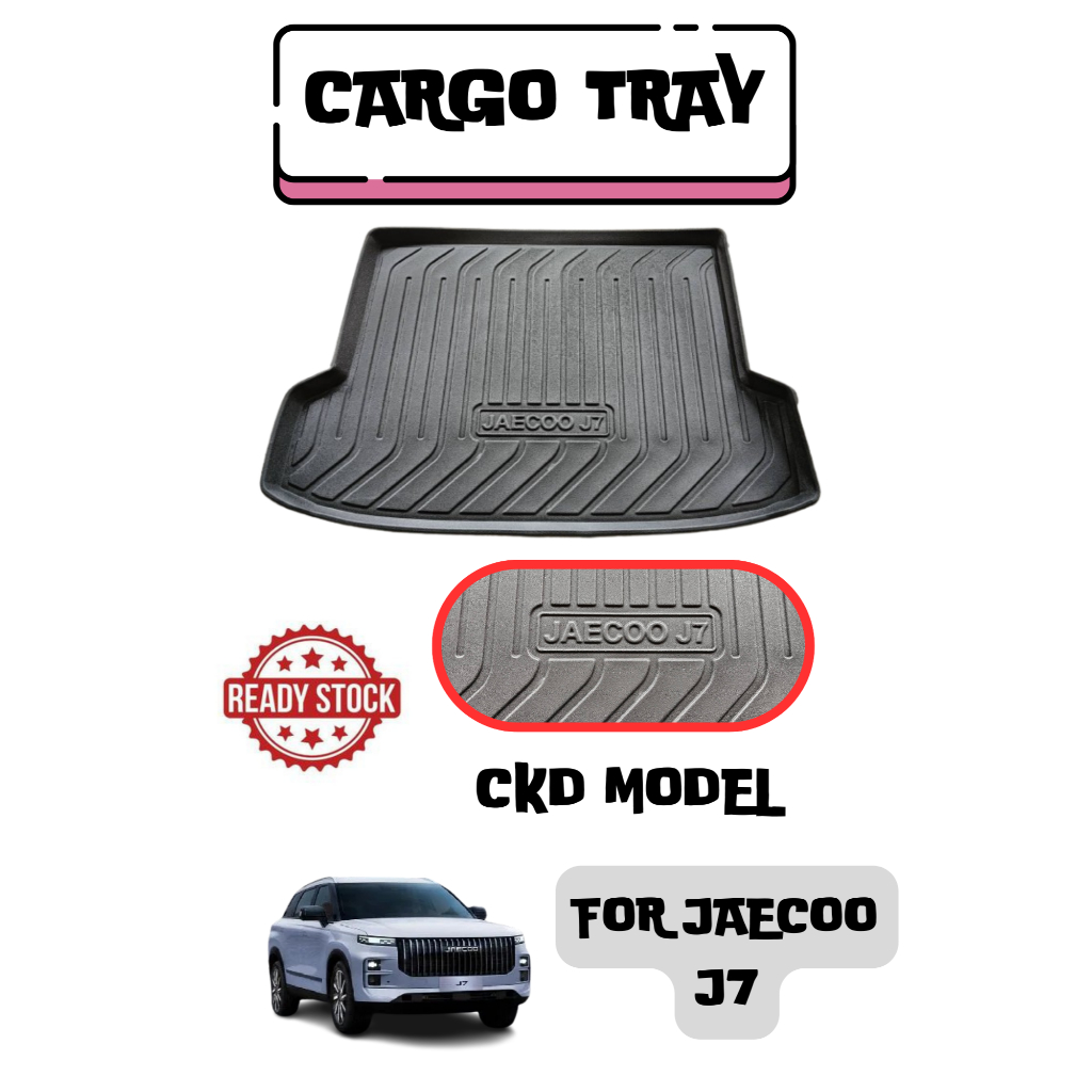 JAECOO J7 (CKD MODEL) CUSTOM FIT ORIGINAL OEM ABS NON SLIP REAR CARGO ...