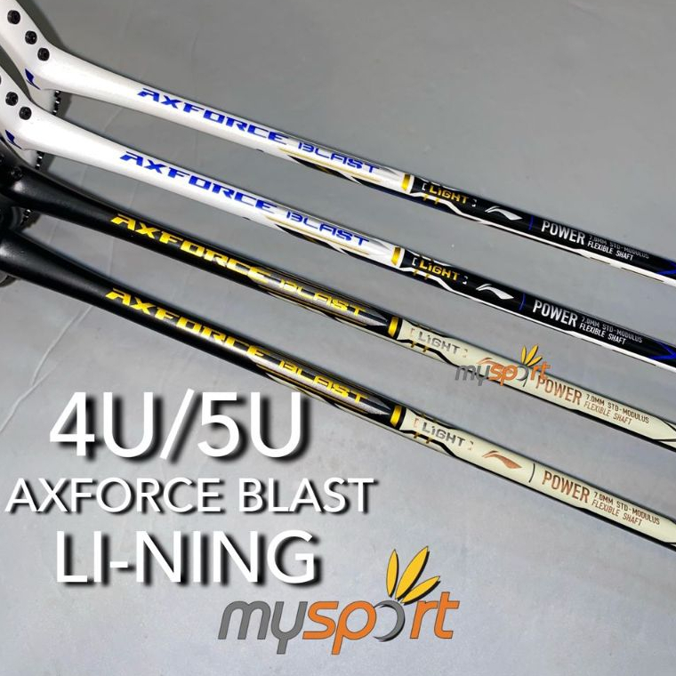 Li-ning Axforce Blast Racket Badminton ( 5U & 4U ) ( Sonic Boom System ...