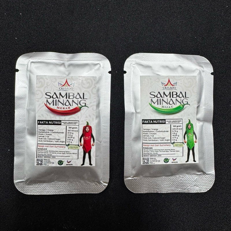 Cili Lado : Sambal Minang : 20 Gram : Sachet | Shopee Malaysia