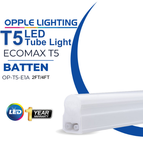 OPPLE Lighting T5 LED Tube Light - ECOMAX T5 Batten (2FT/4FT) | Shopee ...
