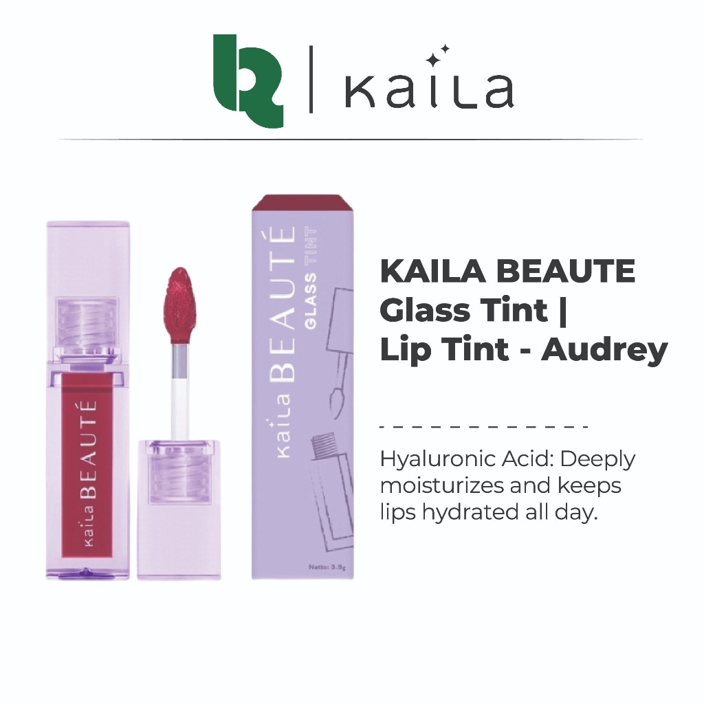 KAILA BEAUTE Glass Tint | Lip Tint - Audrey | Shopee Malaysia
