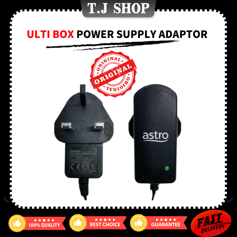 100% Original 12V 2A 0.7A Z4K Astro Power Supply Adaptor for Astro Ulti ...