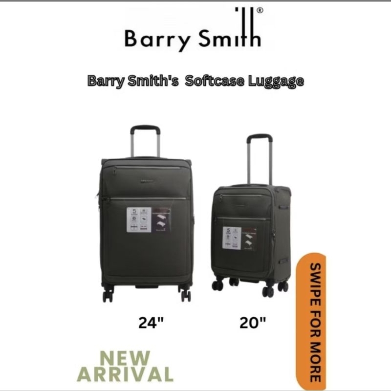 Barry Smith 24" Softcase Luggage B313 (3 colours) | Shopee Malaysia