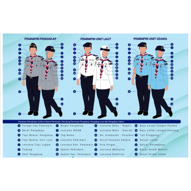 [ORIGINAL] UNIFORM PENGAKAP PEMIMPIN/KELANA | Shopee Malaysia