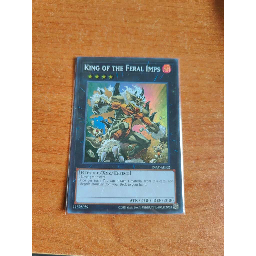 Yugioh: 24AT-AE302 King of the Feral Imps (SR) | Shopee Malaysia