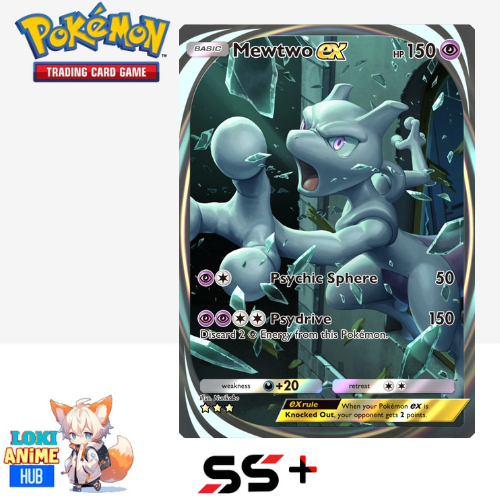 Mewtwo Genetic Apex #282 Immersive Rare SAR SIR AA Pocket tcg Physical ...