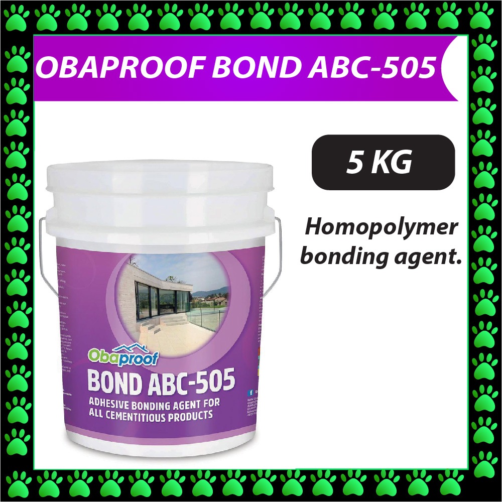 OBAPROOF 1,5KG BOND ABC-505 ADHESIVE BONDING AGENT FOR ALL CEMENTITIOUS PRODUCTS / BONDING AGENT ...