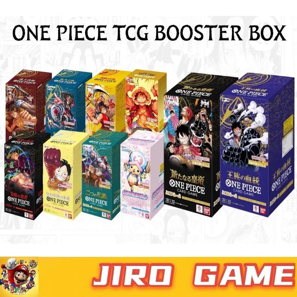 One Piece TCG Booster Box PRB01 / EB02 / EB01 / OP03 / OP04 / OP06 / OP07 / OP08 / OP09 / OP10 ...