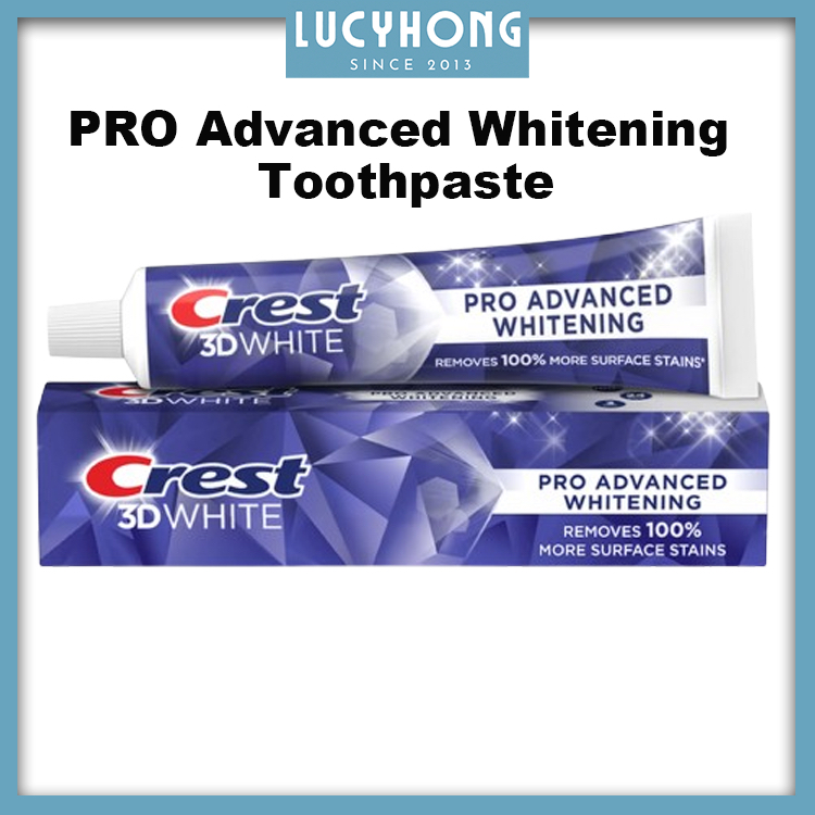 Crest 3D White PRO Advanced Whitening Toothpaste 147g | Shopee Malaysia