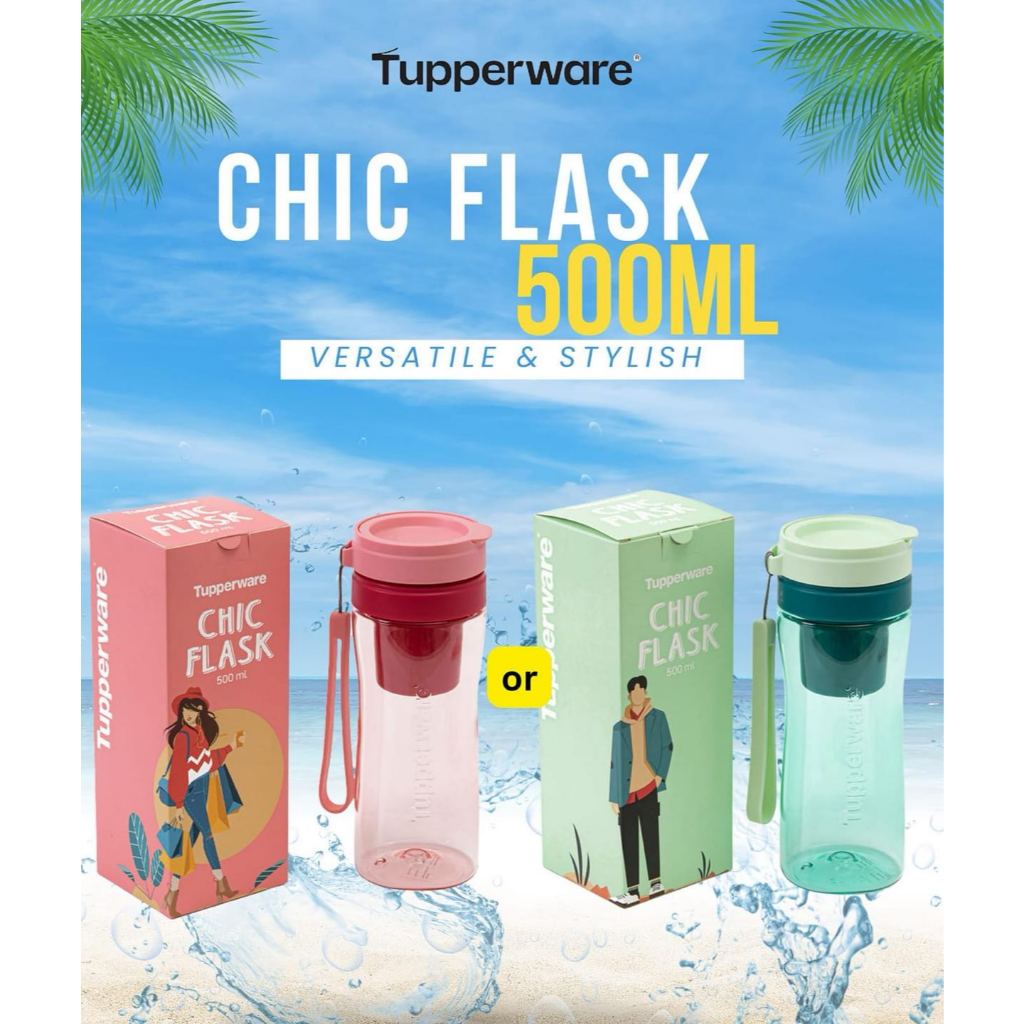 Tupperware Chic Flask (1) 500ml | Shopee Malaysia