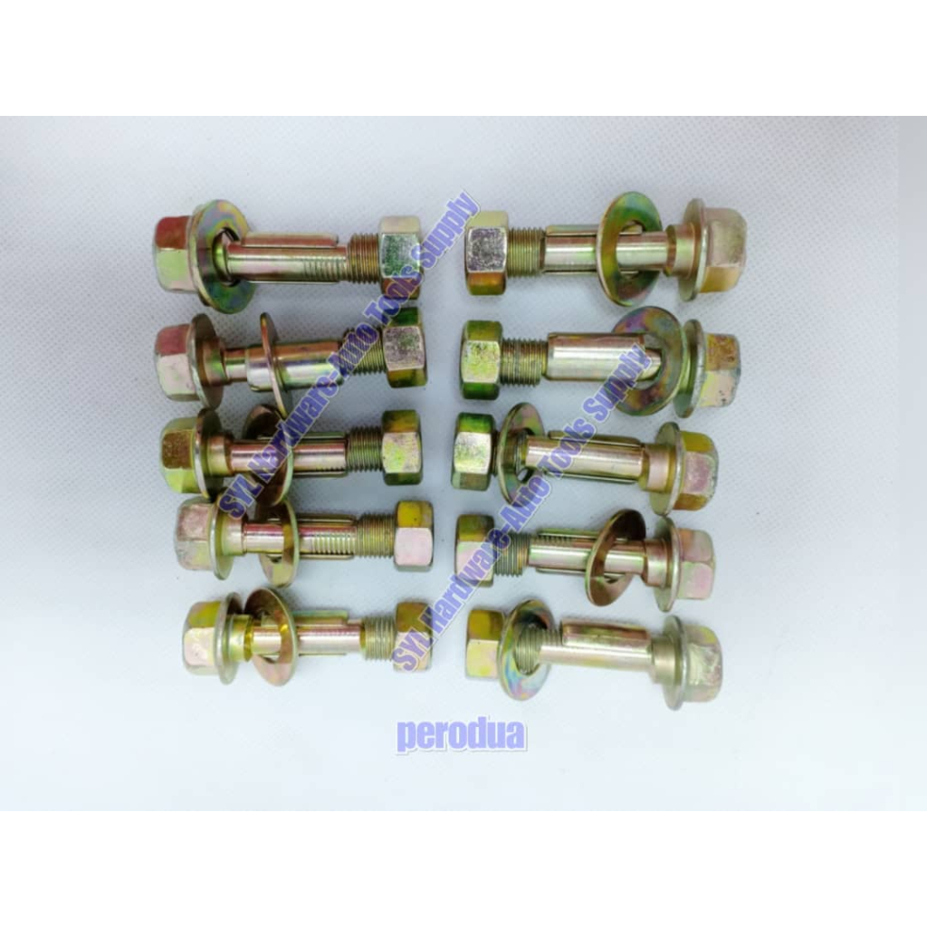 PERODUA FRONT ALIGNMENT CAMBER NUT/SCREW (10PCS/PACK) | Shopee Malaysia